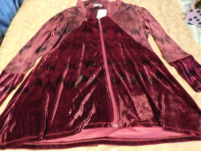 Unity World Wear Hoodie, Size 1X, NWT, Gorgeous Sangria Love, Lovely ...