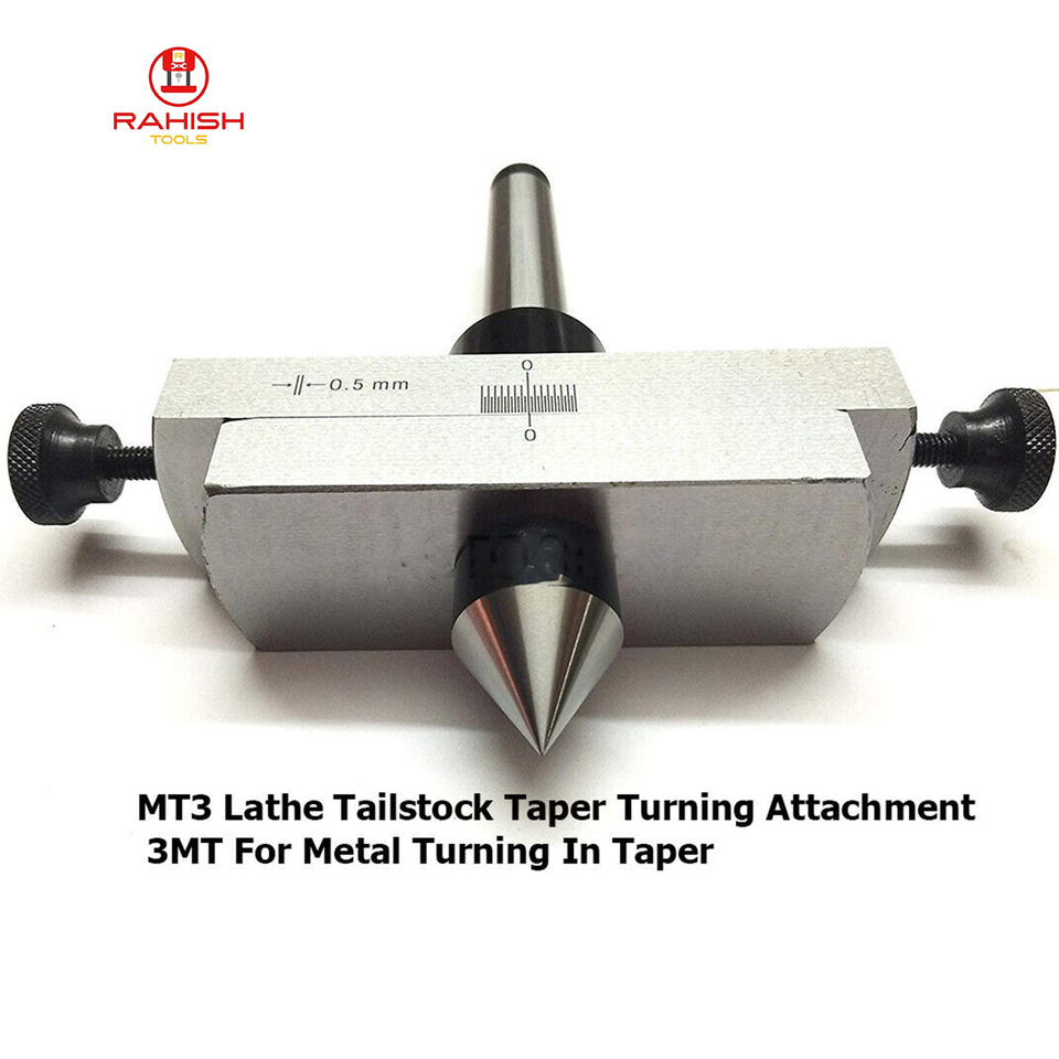 3MT Lathe Tail stock Taper Turning Attachment MT3 For Metal Turning In ...
