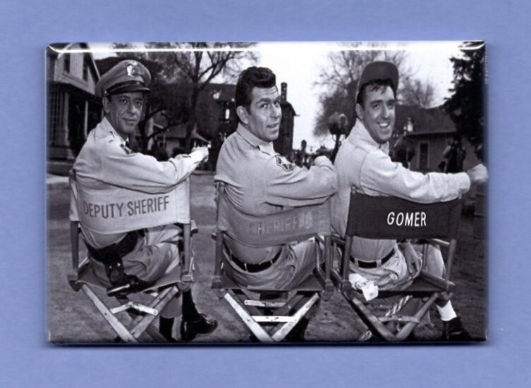 ANDY GRIFFITH TV SHOW *2X3 FRIDGE MAGNET* BARNEY FIFE AND SHERIFF ...