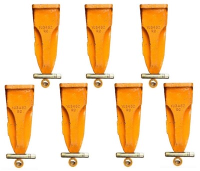 7 PCS 1U3452 9w8452 J450 Bucket Teeth ROCK TEETH FITS CAT E330D E330C ...
