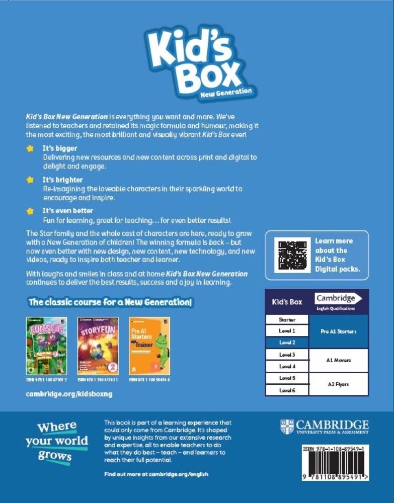 Cambridge KID'S BOX NEW GENERATION Level 2 Activity Book British ...