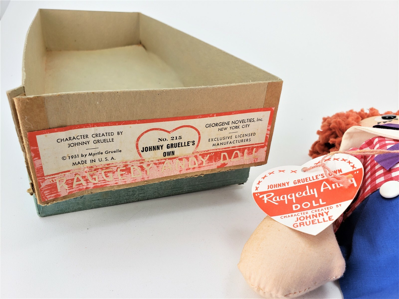 Vintage Georgene Raggedy Andy Doll ca1951 | eBay