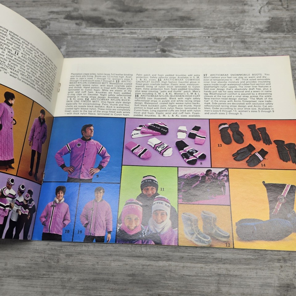 Orig. Vntg 1970 Arctic Cat Snowmobile Accessories Brochure Pamphlet ...