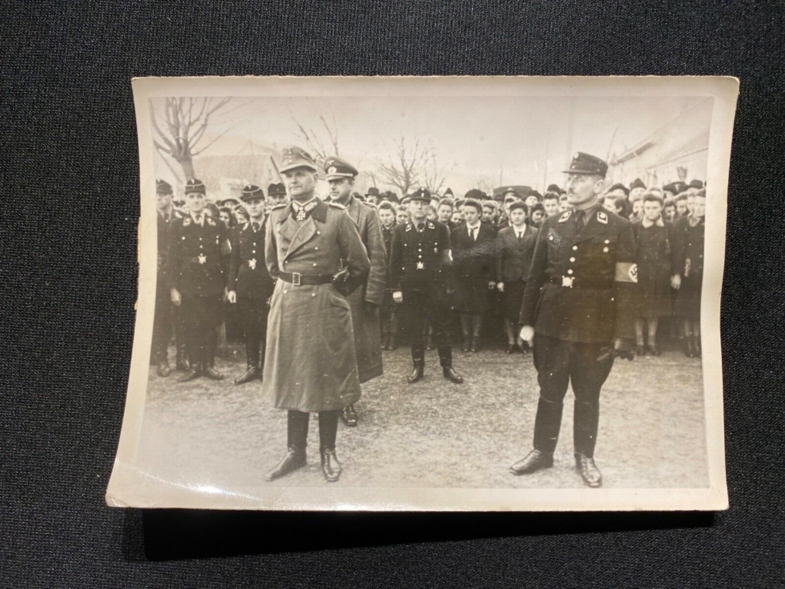 German Atlantic Press Photo of General Hubert Lanz of XXII Mountain ...