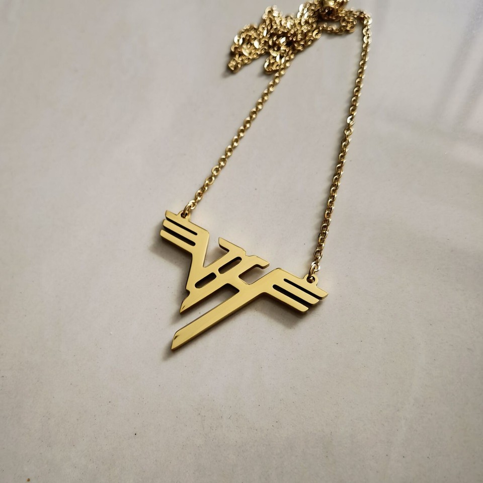 NEW Band Gold Plated Necklaces Pendants for Men & Women Fans Van Halen ...