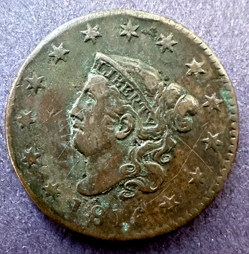 1816 Matron Head Large Cent 1C Coin - VF - Free Shipping | eBay