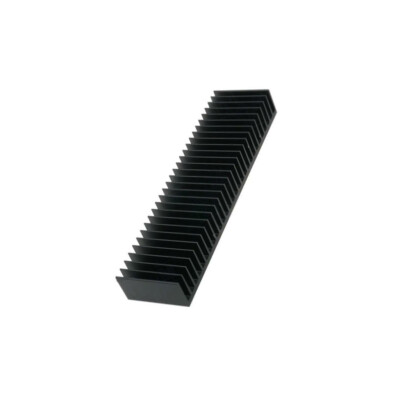 SK42/50/SA Radiator: geprägt gerippt schwarz L: 50mm W: 200mm H: 25mm ...