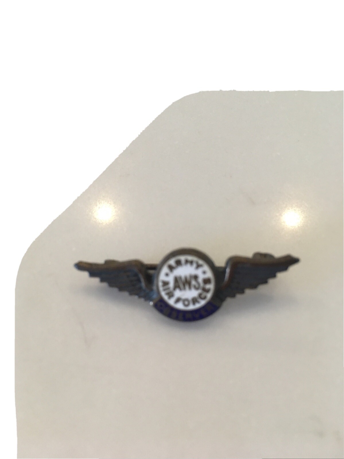 Vintage Sterling US Army AWS Air Force Wings Pin World War II Insignia ...