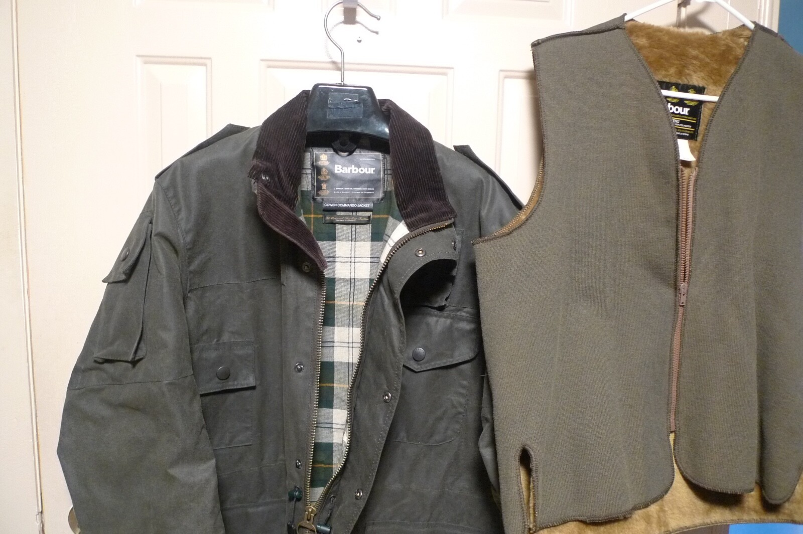BARBOUR- A550 COWEN COMMANDO WAX COTTON JACKET & LINE… - Gem