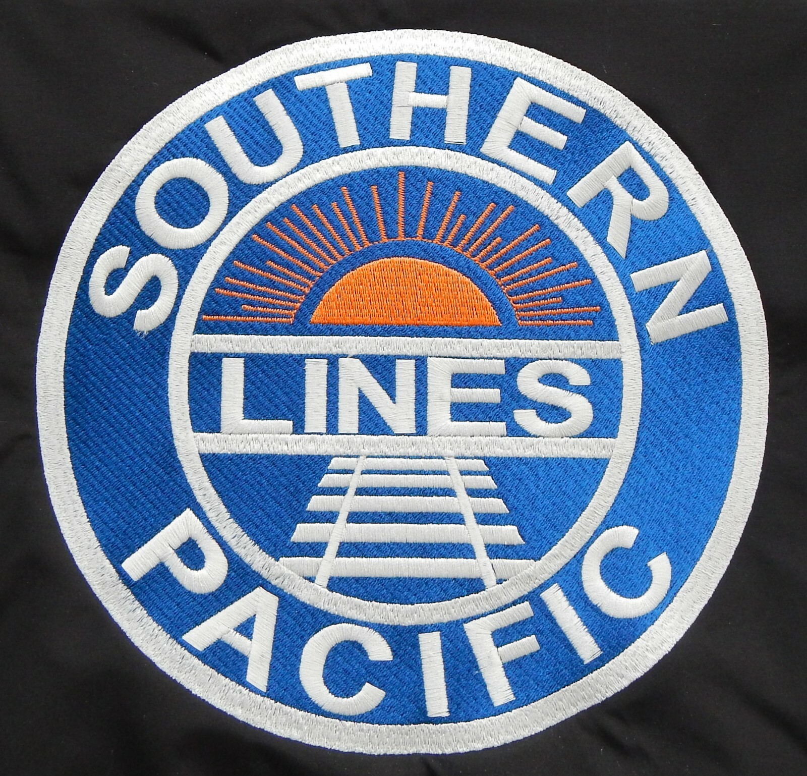 Southern Pacific Sunset LOGO Embroidered Jacket Front and Back JELSMA ...