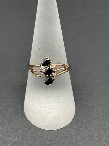 Ladies 9ct Yellow Gold Gemstone Ring (Pre-Owned) | eBay