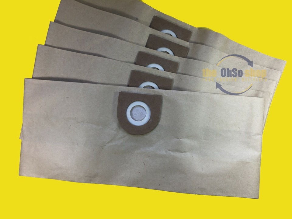 5 x VAX Vacuum Cleaner Paper Dust Bags, WASH 'N' VAC 7131, 6151SX, CAR ...