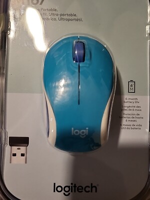 Logitech Wireless Mini Mouse M187, Pocket Sized Ultra Portable Mouse ...