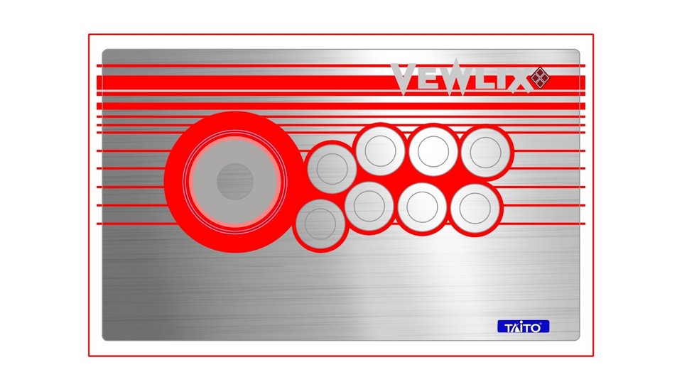 Mad Catz Fightstick TE2 & TE2+ Custom artwork (ONLY) VEWLIX TAITO STEEL ...