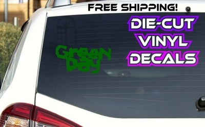 GREEN Green Day Vinyl Sticker Decal for car or truck windows, fridge ...