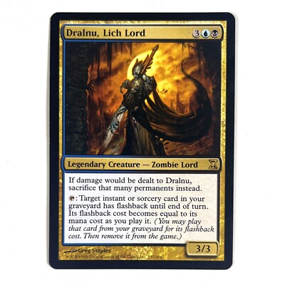 Dralnu, Lich Lord VLP Time Spiral Rare MTG See Photos Magic the Gathering | eBay
