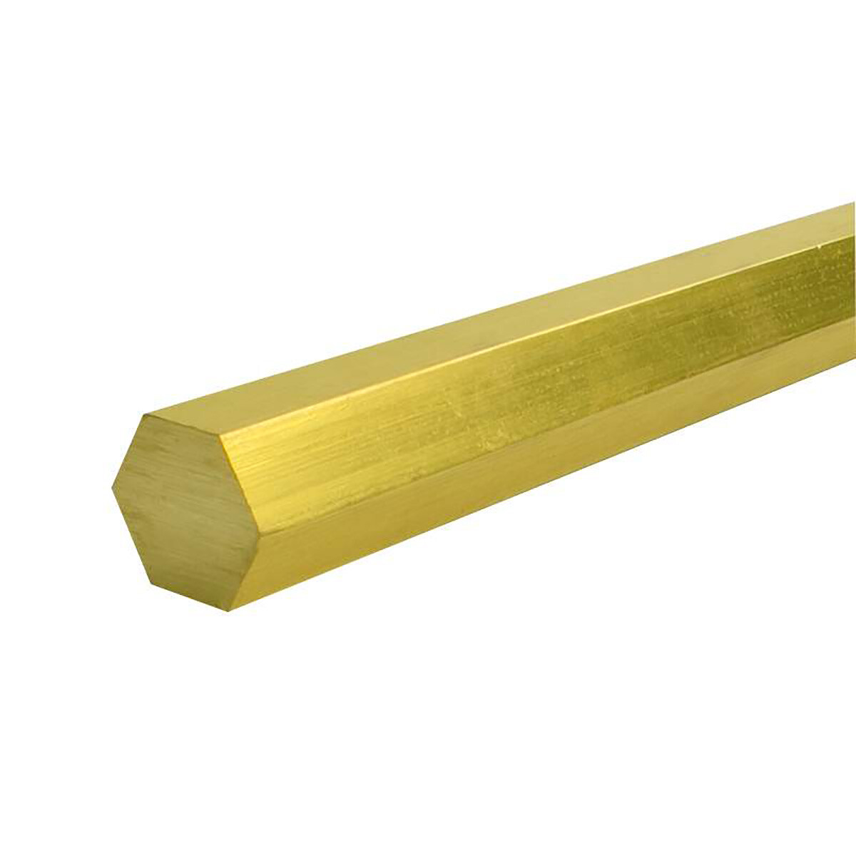 H59 Brass Solid Hex Rods Metal Hexagon Bar CNC Metalworking Model Craft ...