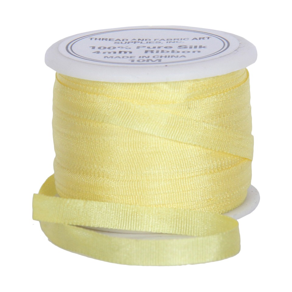 PURE SILK RIBBON 2MM, 4MM, 7MM - 50 COLORS - 3 WIDTHS - THREADART | eBay