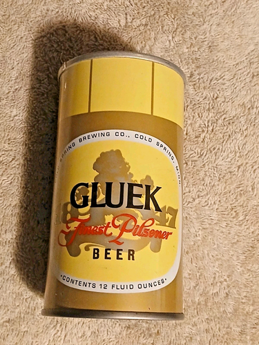 Gluek Finest Pilsner Steel Beer Can - Cold Spring Brewing Co., Cold ...