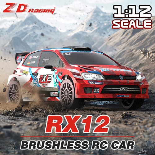 ZD Racing RX12 RC Car 1/12 4WD 2.4G 70KM/H Brushless Motor Dirft Rally ...