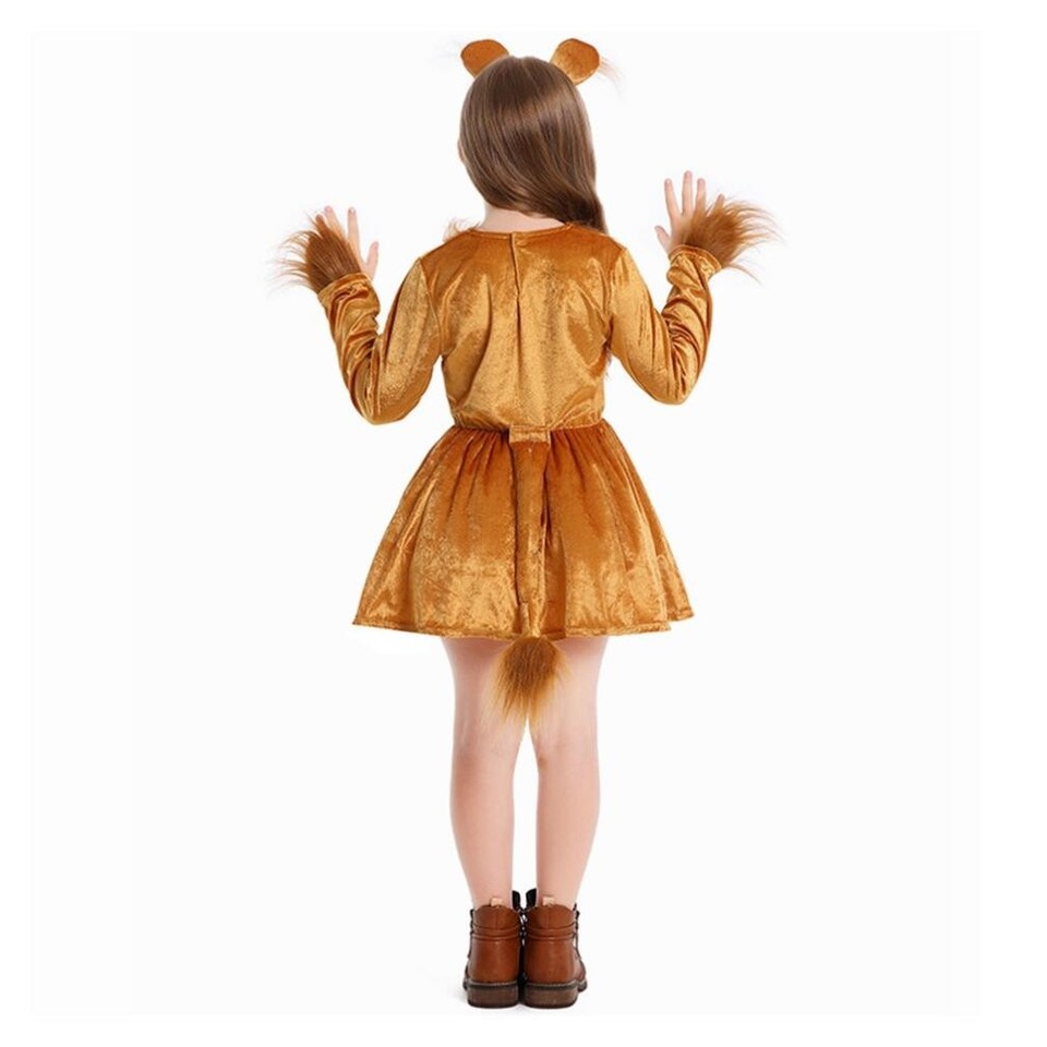 2025 New Cute little lion cosplay animal costume fairy tale forest king ...