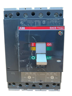 ABB T4N250 Circuit Breaker 250A 600V 4P SACE Tmax 250 Amp 4 Pole T4N ...