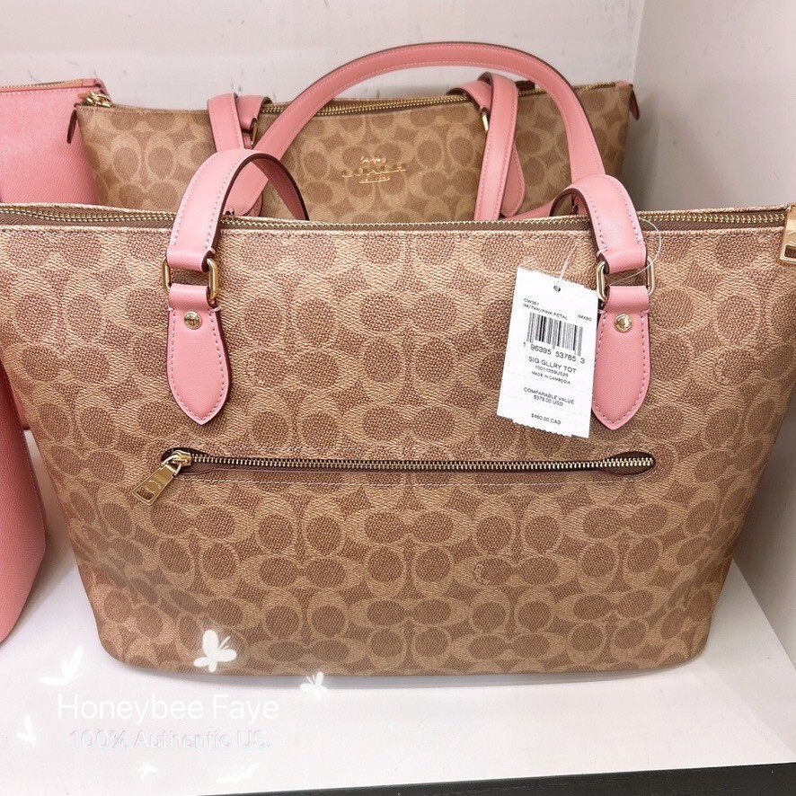 NWT Coach Gallery Tote Bag In Signature Canvas CW381/CV402 | eBay