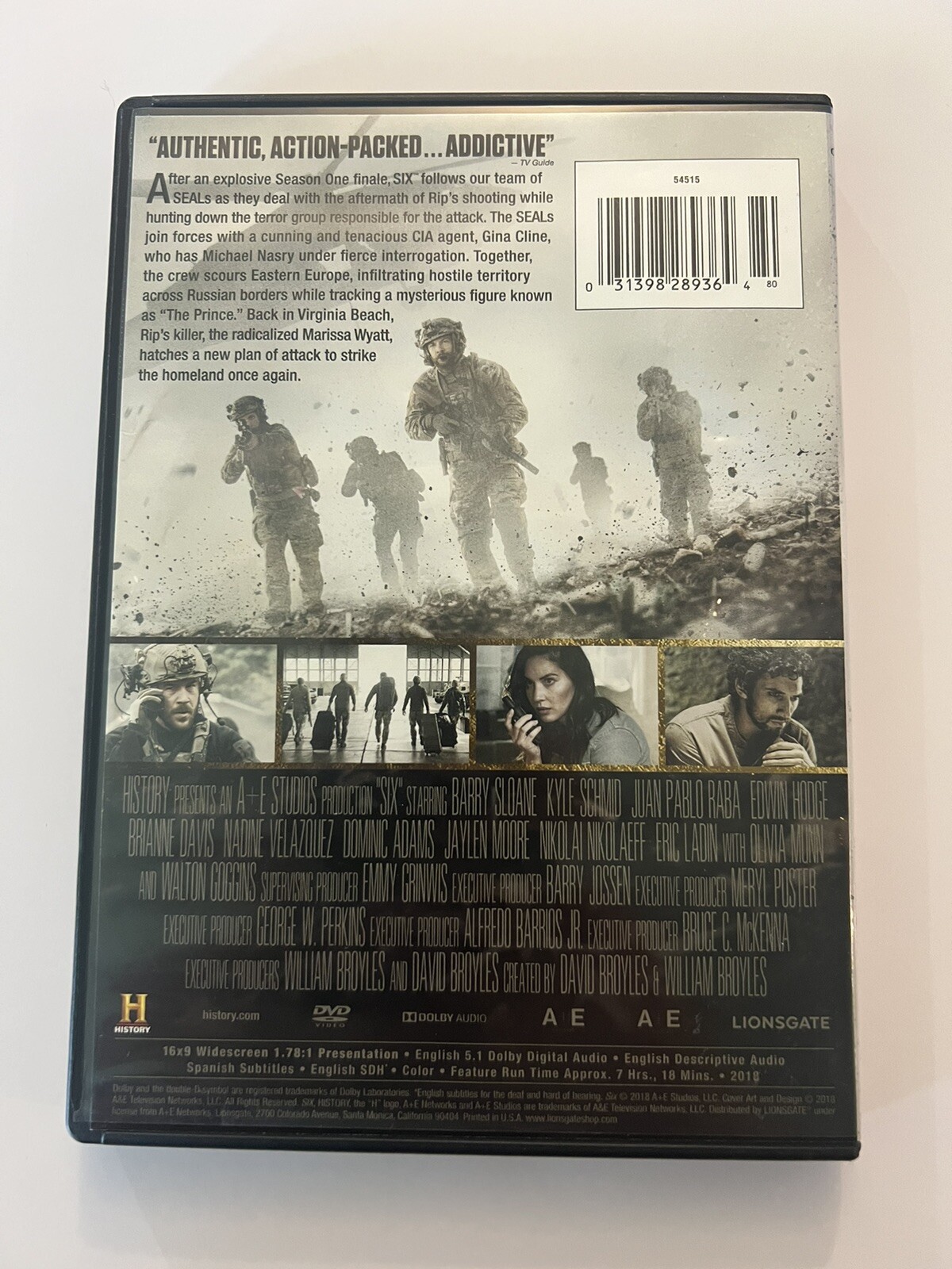 Six: History Channel Complete Season 2 DVD Set. Seal Team Six Inspired ...