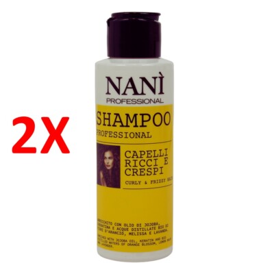 2 X Nani' Professional Shampoo Capelli Ricci E Crespi Con Olio Di ...