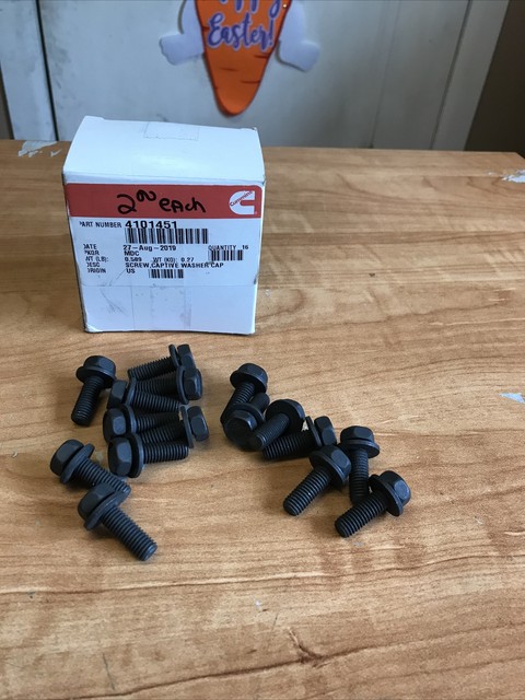 Genuine Cummins 4101451 Screw Captive Washer Cap for sale online | eBay