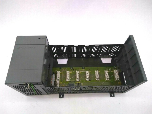 Allen Bradley Slc500 7 Slot Rack 1746-a7 With 1746-p2 Power Supply for ...