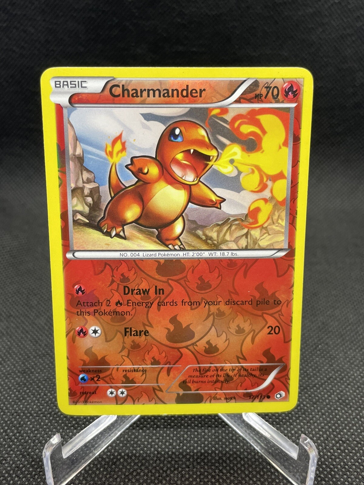 Pokémon TCG Charmander Legendary Treasures 17/113 Reverse Holo Common ...