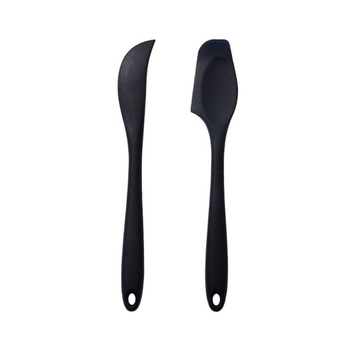 1/6pcs Silicone Silicone Mini Spatula Set Silicone Half Moon Scraper ...