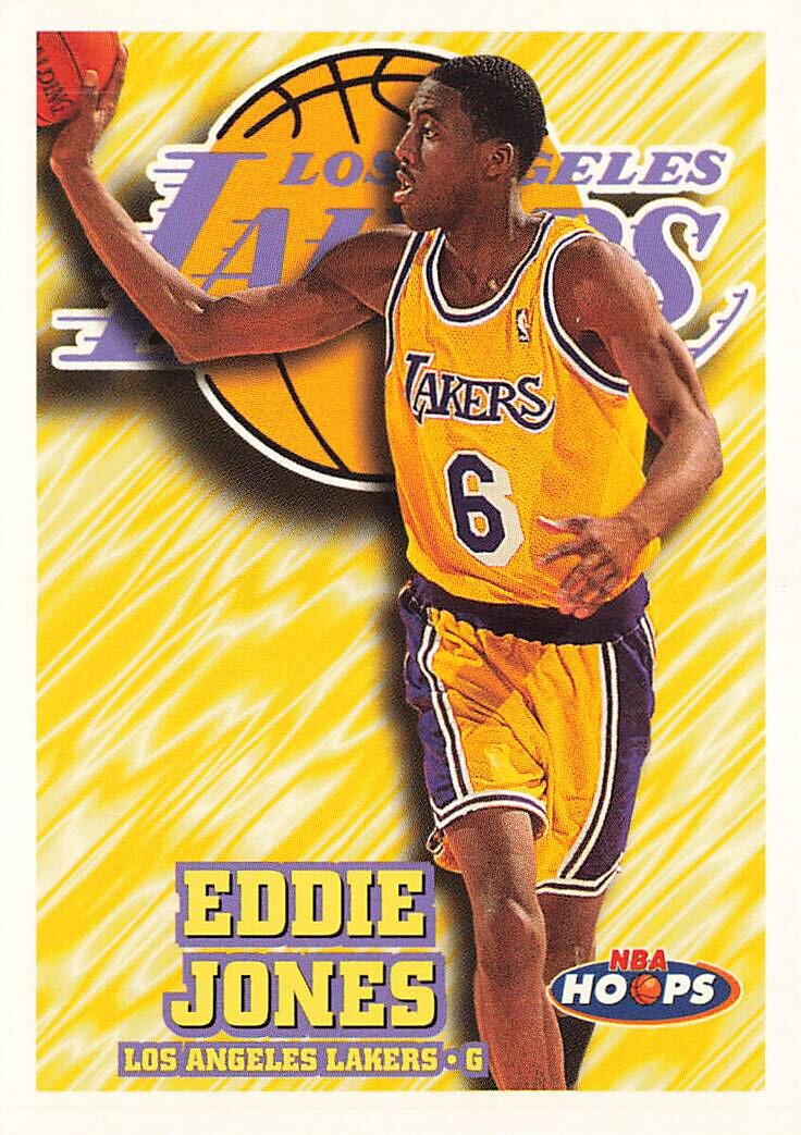 Eddie Jones 1997 Hoops #78 Los Angeles Lakers | eBay