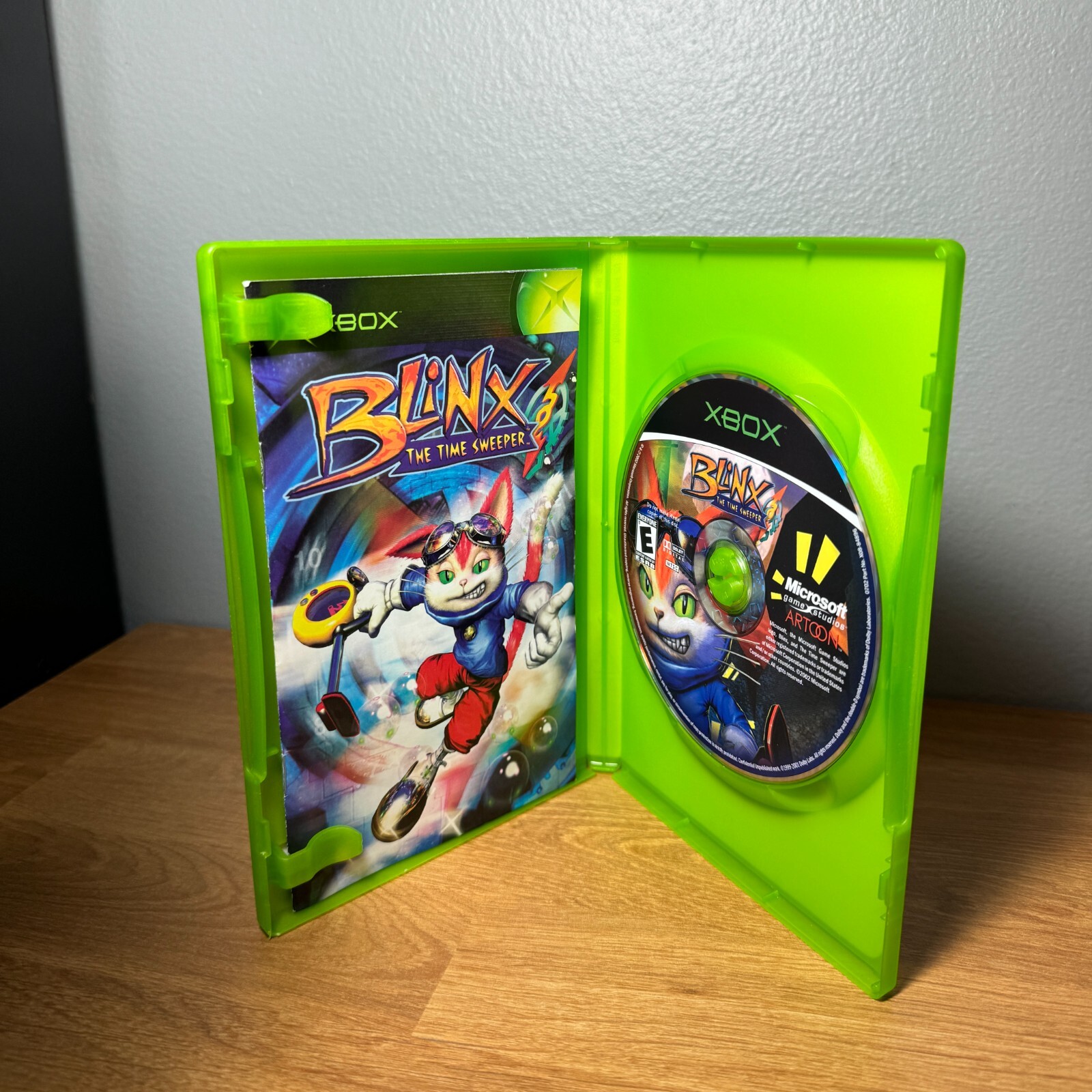 Blinx: The Time Sweeper (Microsoft Xbox, 2002) Original OG Complete CIB ...