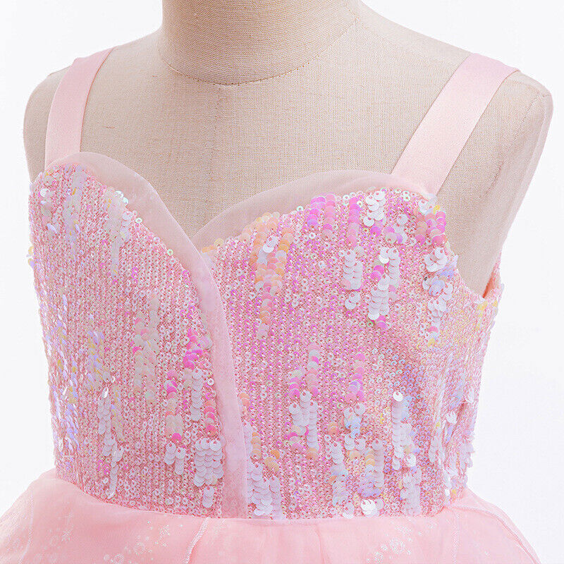 Kids Wicked Glinda Cosplay Costume Pop Movie Wicked Fancy Dress up ...