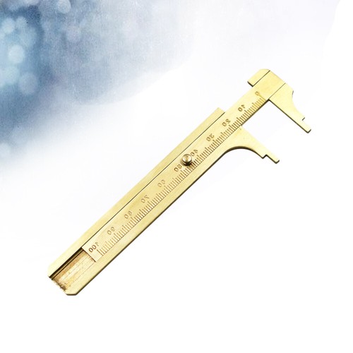 100 M Brass Caliper Gauge Handy Pocket Tool Measuring Calipers | eBay