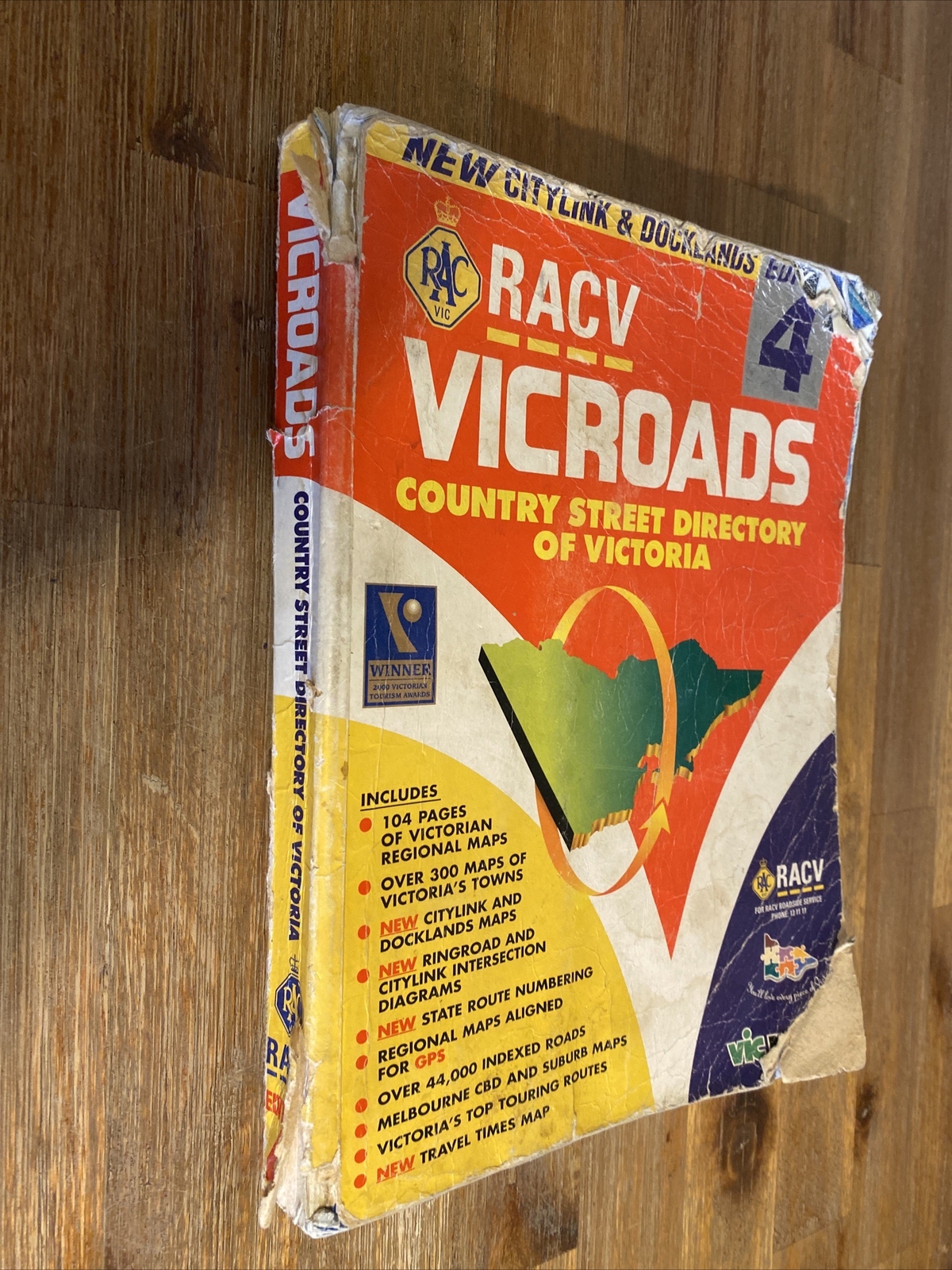 Edition 4, RACV Vicroads, Country Street Directory of Victoria | eBay