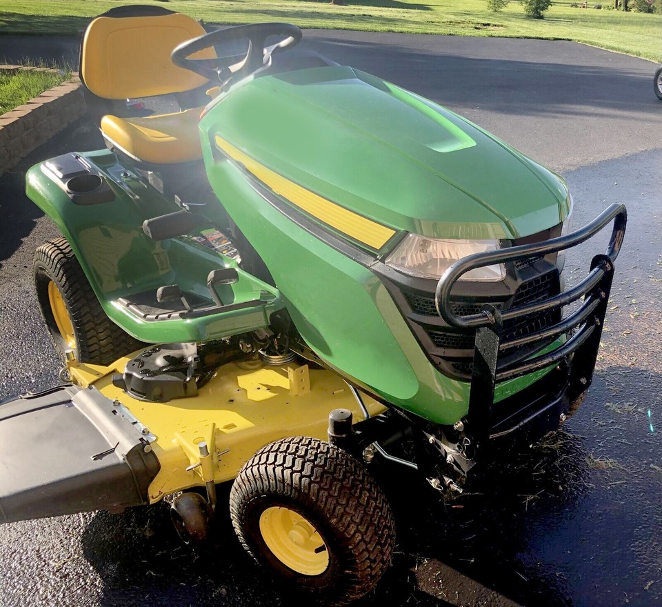 For John Deere X300 X500 Front Bumper Brush Guard Kit Lawn Tractors | eBay