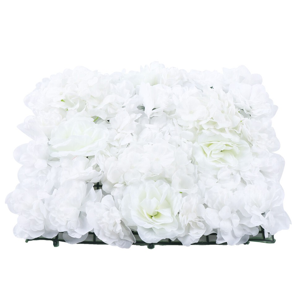 6 Pcs Artificial Flower Wall Panel Venue Backdrop Wedding Party ...