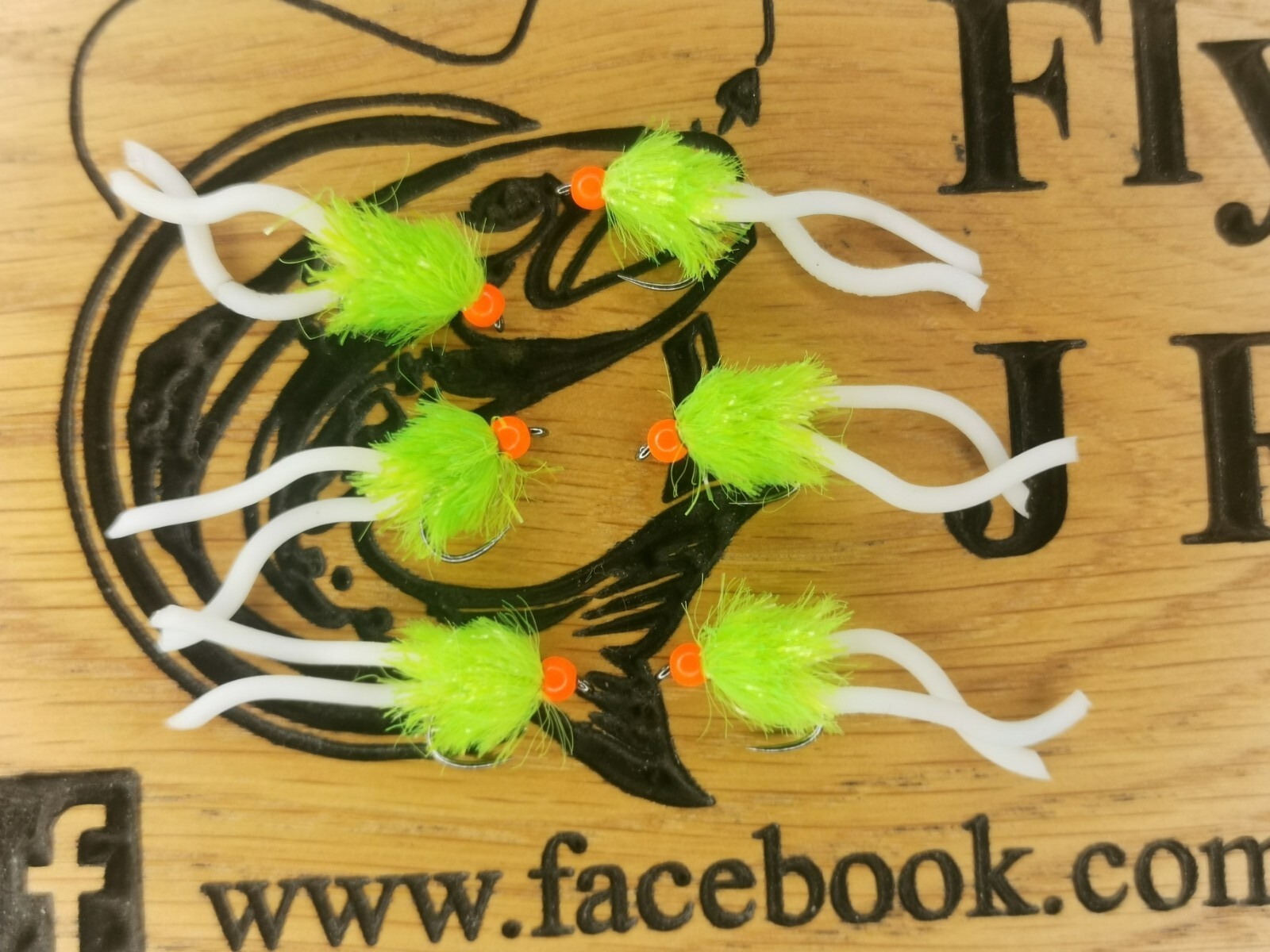 6 x Cats Whisker Squirmy Worm Blob Size 10 Barbless Hot Head Trout ...