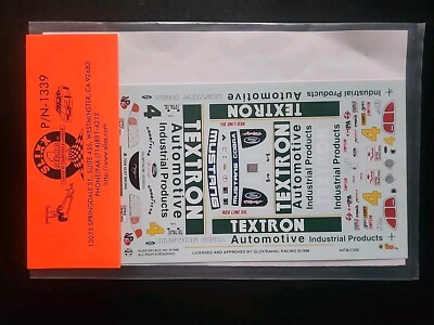 1997 Mike Borkowski #4 Textron Trans Am Mustang Car 1:24 Decal - Slixx ...