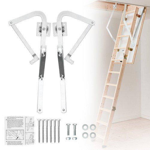 Pair Attic Ladder Spreader Hinge Arms FOR MFG After 2010 Werner Series ...