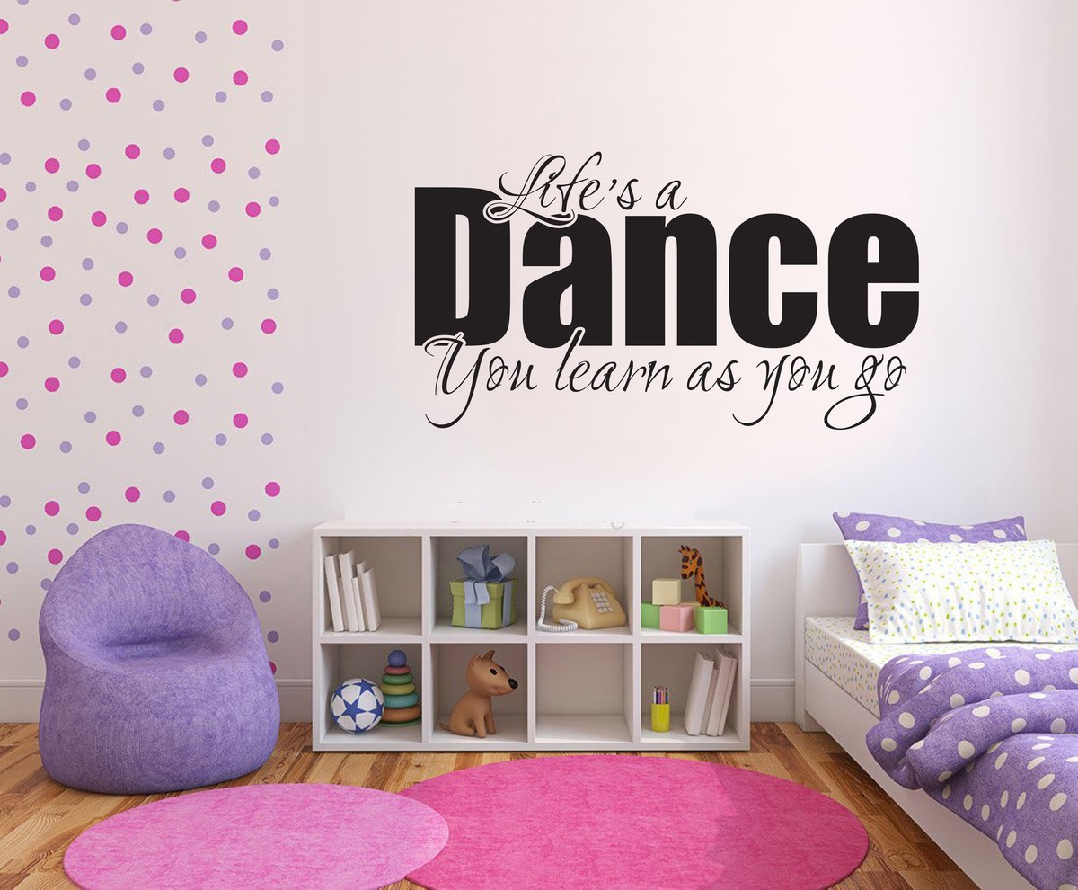 Dance Wall Decals Personalized Gymnastics Wall Decal With Custom Name