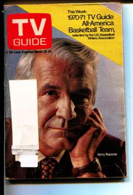 MAG: TV Guide-Mar 20-28-1971-Harry Reasoner-St. Louis Ed | eBay