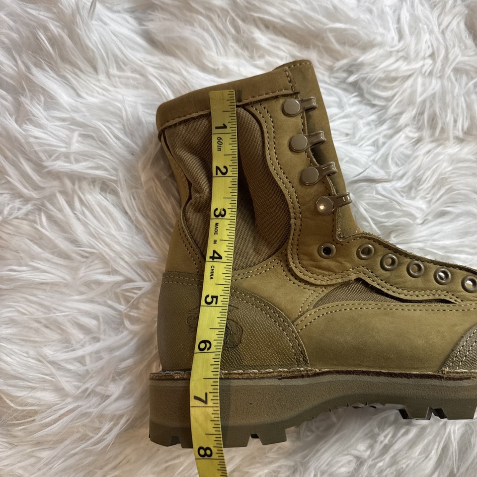 Danner USMC RAT Combat Boots Hot Weather Men’s Size 4 Wide Beige Tan ...