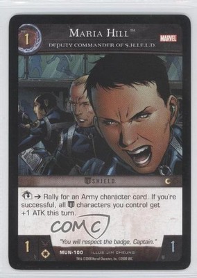 2008 VS System Marvel Universe Maria Hill #MUN-100 | eBay