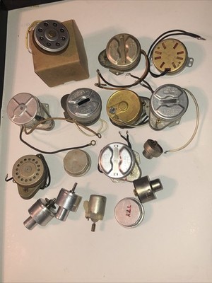 Large Lot Of Telechron Clock Motor Rotor Electric Coil Used Non Running ...