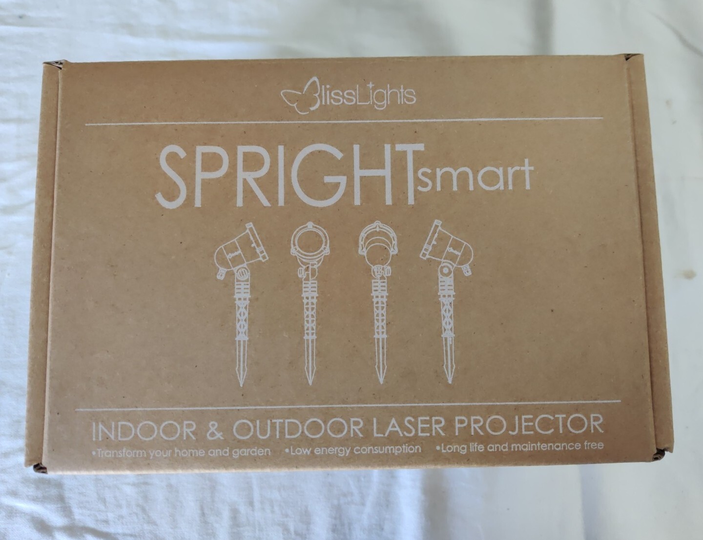Spright Smart Bliss Lights Indoor/Outdoor Green Laser Projector New - Open Box | eBay