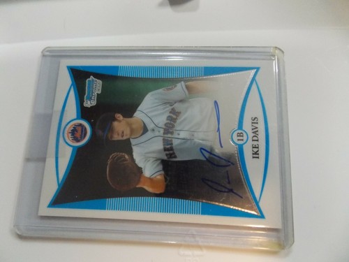 2008 Bowman Chrome Ike Davis Prospect Auto Autograph Mets | eBay
